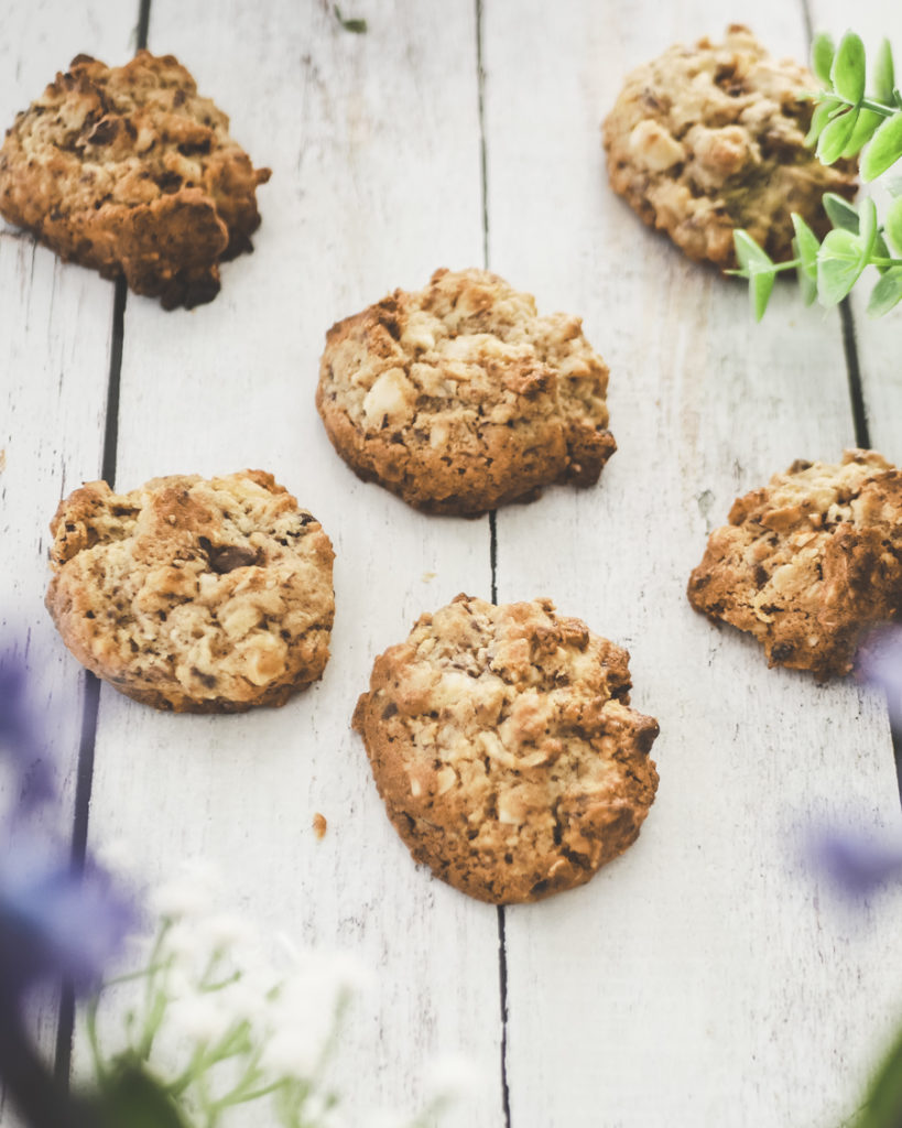 Cookies aux fruits secs - Framboise & Capucine
